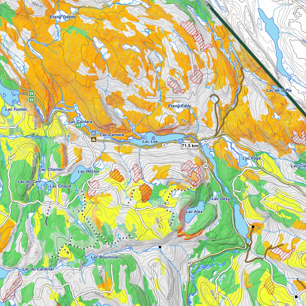 iFaune - Cerf de Virginie - Zec Chapeau-de-Paille (2025) Map by Zecs ...