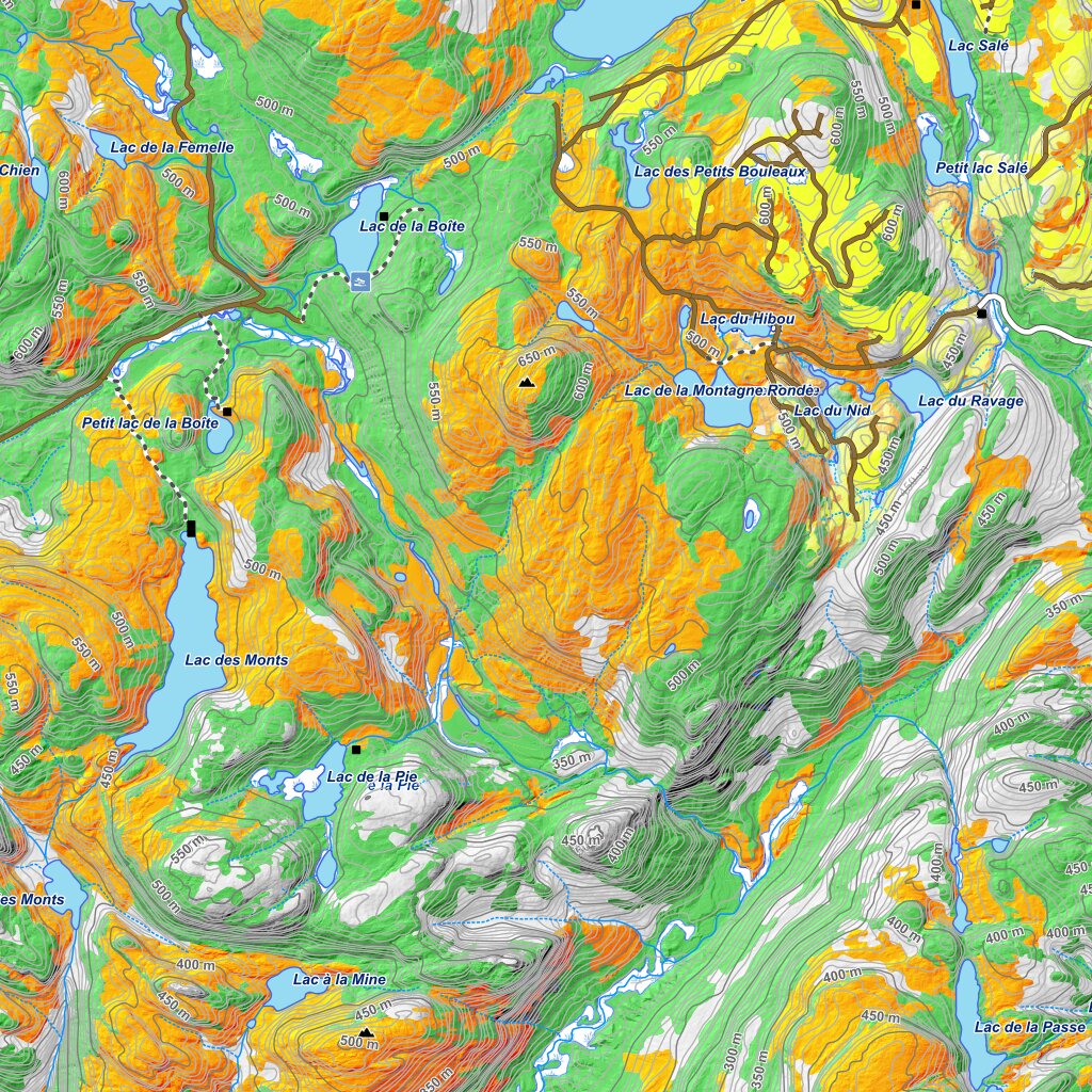 iFaune - Cerf de Virginie - Zec Chauvin (2025) Map by Zecs Quebec ...