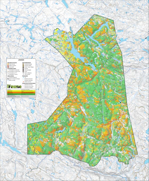 iFaune - Cerf de Virginie - Zec du Lac-Brébeuf (2025) Map by Zecs ...