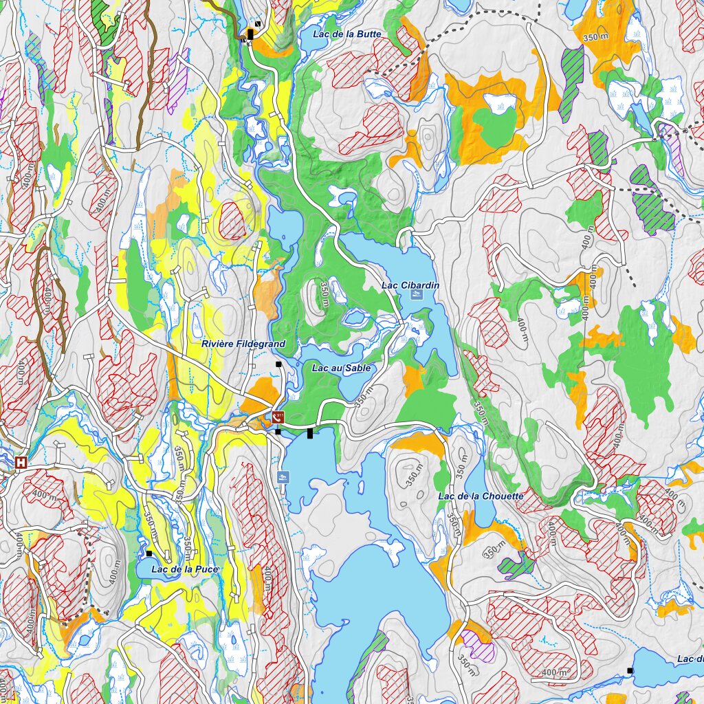 iFaune - Cerf de Virginie - Zec Dumoine (2025) Map by Zecs Quebec ...