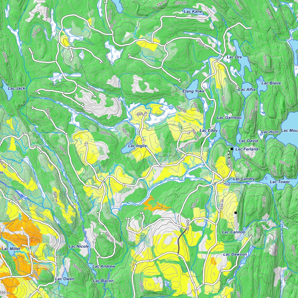 iFaune - Cerf de Virginie - Zec Frémont (2025) Map by Zecs Quebec ...