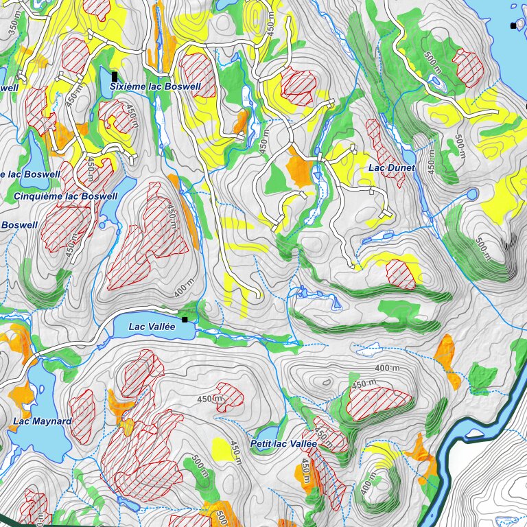 iFaune - Cerf de Virginie - Zec Jeannotte (2025) Map by Zecs Quebec ...
