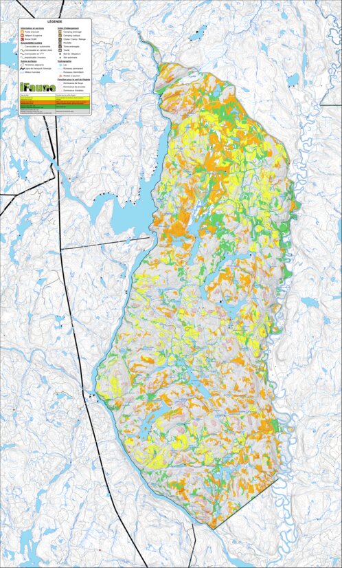 iFaune - Cerf de Virginie - Zec La Croche (2025) Map by Zecs Quebec ...