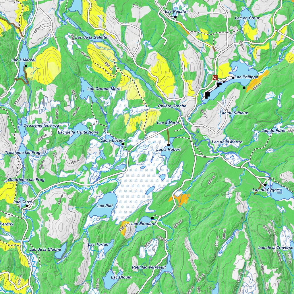 iFaune - Cerf de Virginie - Zec La Lièvre (2025) Map by Zecs Quebec ...