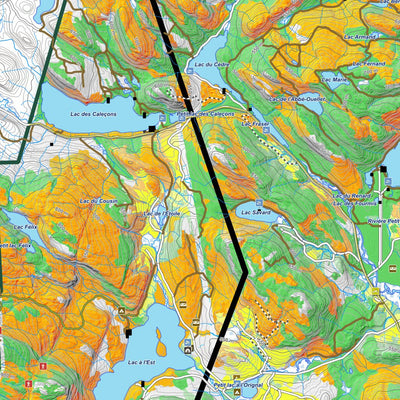 iFaune - Cerf de Virginie - Zec Lac-au-Sable (2025) Map by Zecs Quebec ...