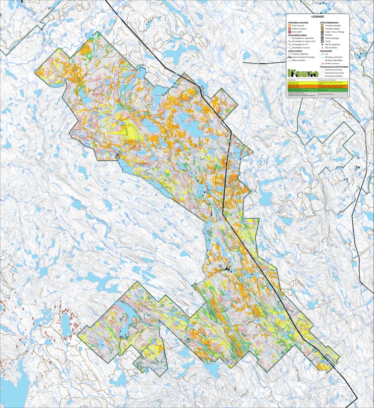 iFaune - Cerf de Virginie - Zec Lavigne (2025) Map by Zecs Quebec ...
