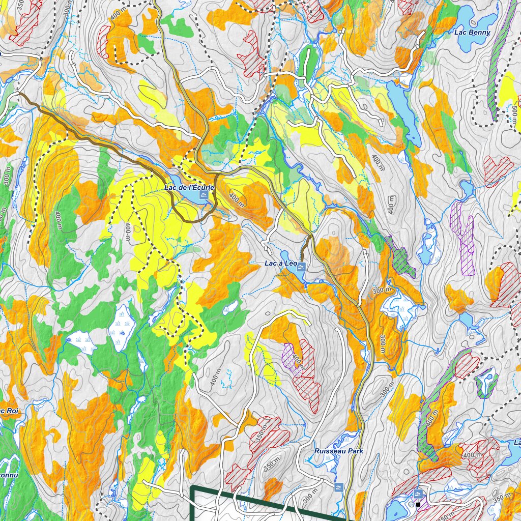 iFaune - Cerf de Virginie - Zec Lesueur (2025) Map by Zecs Quebec ...