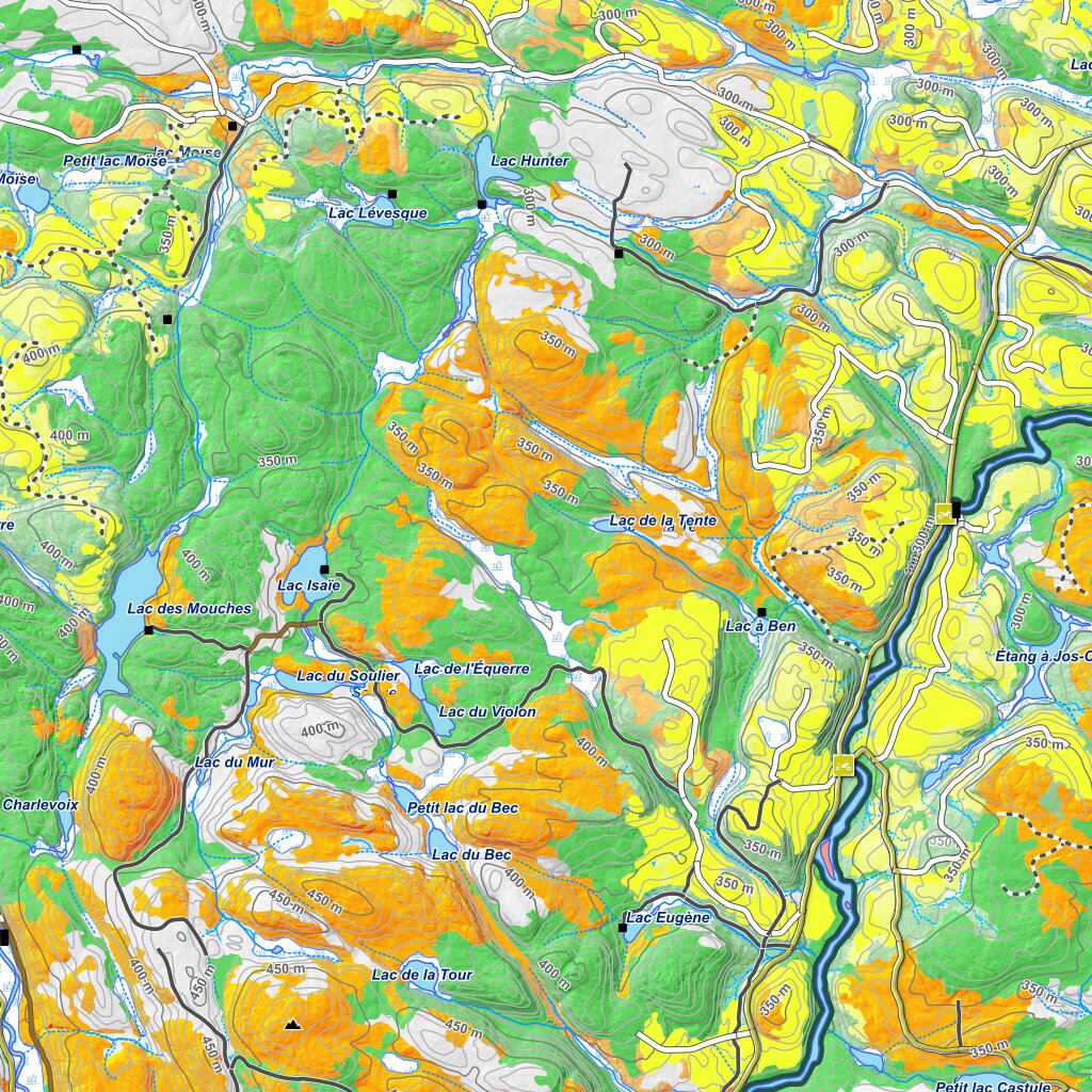 iFaune - Cerf de Virginie - Zec Mars-Moulin (2025) Map by Zecs Quebec ...