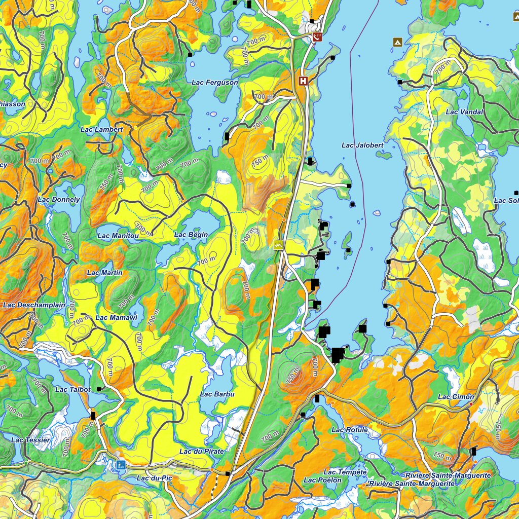 iFaune - Cerf de Virginie - Zec Martin-Valin (2025) Map by Zecs Quebec ...