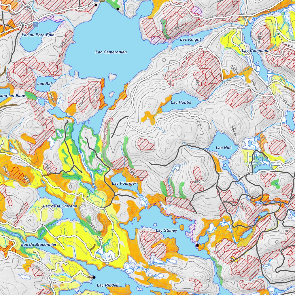 iFaune - Cerf de Virginie - Zec Pontiac (2025) Map by Zecs Quebec ...