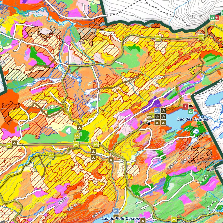 iFaune - Orignal et ours noir - Zec Jaro (2025) Map by Zecs Quebec ...