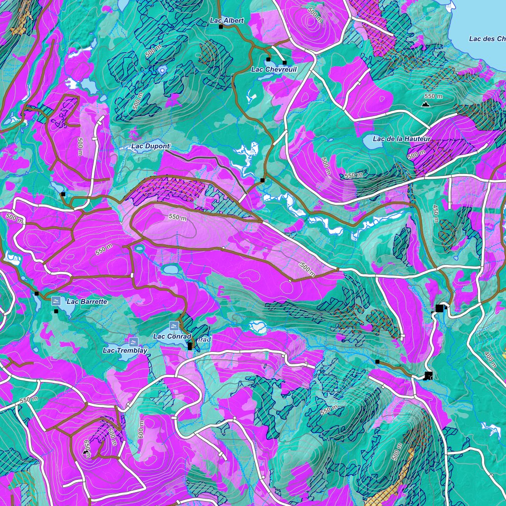 iFaune - Petit gibier - Zec Bas-Saint-Laurent (2025) Map by Zecs Quebec ...