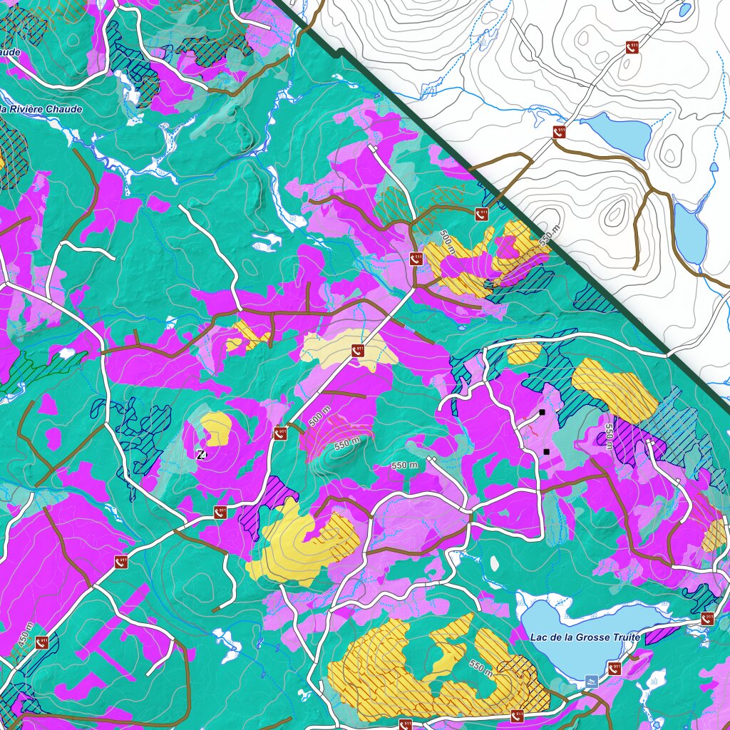 iFaune - Petit gibier - Zec Chapais (2025) Map by Zecs Quebec | Avenza Maps