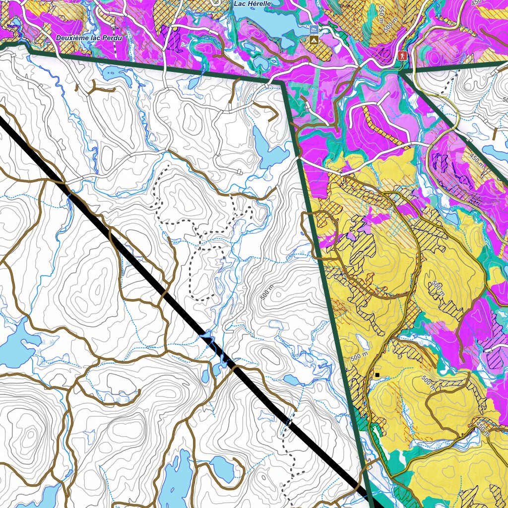 iFaune - Petit gibier - Zec Collin (2025) Map by Zecs Quebec | Avenza Maps