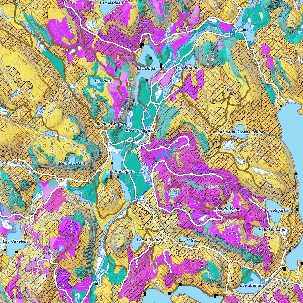 iFaune - Petit gibier - Zec de la Rivière-Blanche (2025) Map by Zecs ...