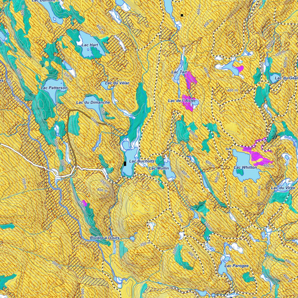 iFaune - Petit gibier - Zec Dumoine (2025) Map by Zecs Quebec | Avenza Maps