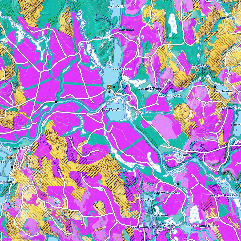 iFaune - Petit gibier - Zec Gros-Brochet (2025) Map by Zecs Quebec ...