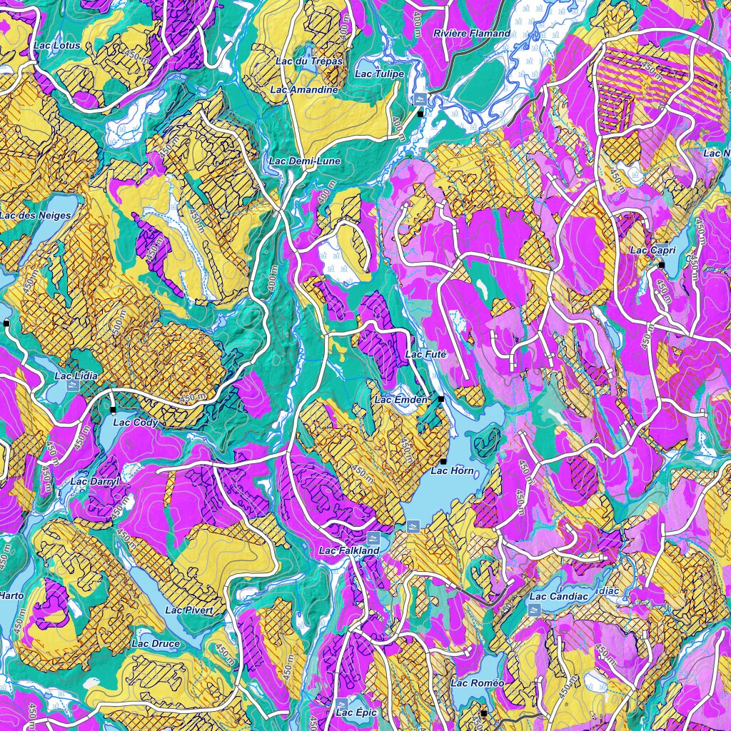 iFaune - Petit gibier - Zec Gros-Brochet (2025) Map by Zecs Quebec ...