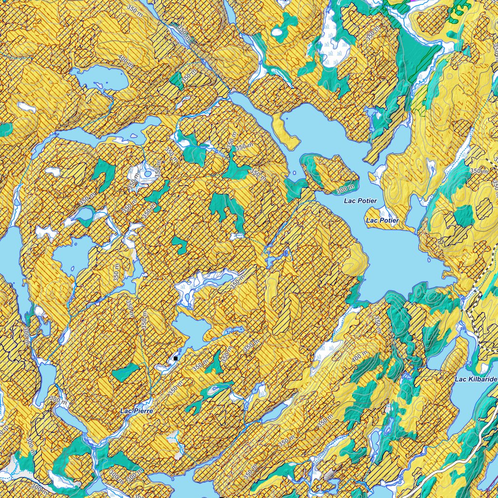 iFaune - Petit gibier - Zec Kipawa (2025) Map by Zecs Quebec | Avenza Maps