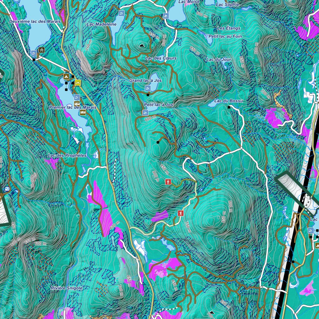 iFaune - Petit gibier - Zec Lac-au-Sable (2025) Map by Zecs Quebec ...