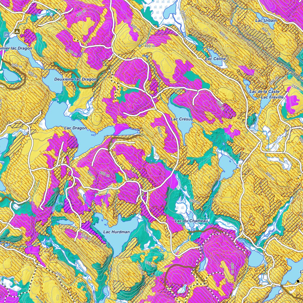 iFaune - Petit gibier - Zec Maganasipi (2025) Map by Zecs Quebec | Avenza Maps