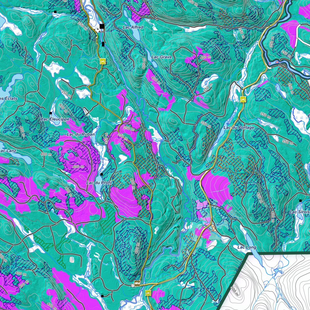 iFaune - Petit gibier - Zec Mars-Moulin (2025) Map by Zecs Quebec ...