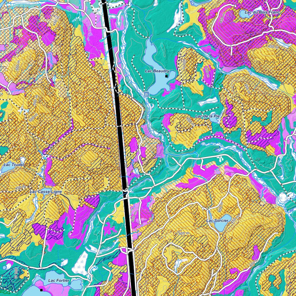 iFaune - Petit gibier - Zec Mazana (2025) Map by Zecs Quebec | Avenza Maps