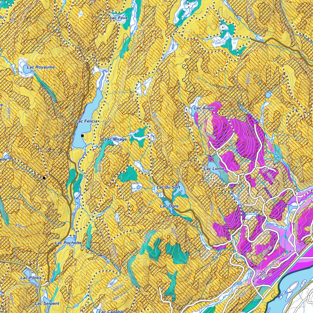 iFaune - Petit gibier - Zec Petawaga (2025) Map by Zecs Quebec | Avenza ...