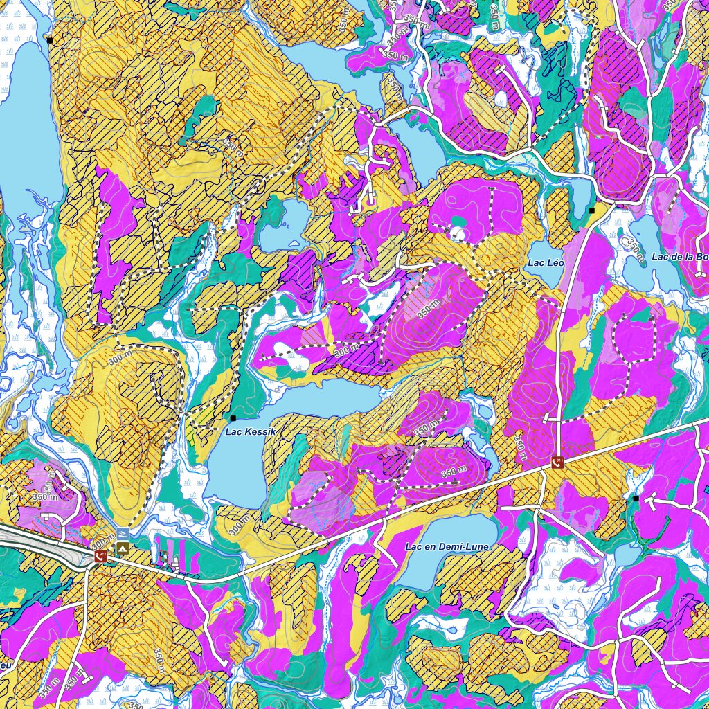 iFaune - Petit gibier - Zec Restigo (2025) Map by Zecs Quebec | Avenza Maps