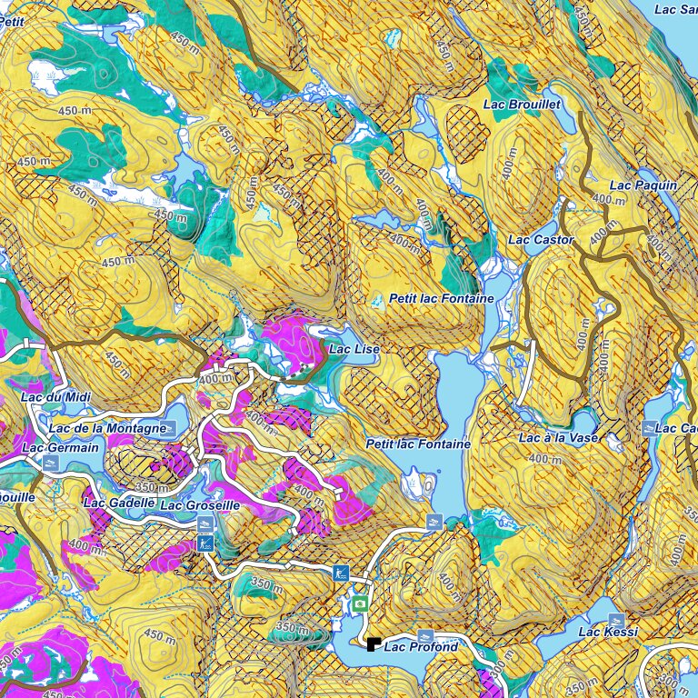 iFaune - Petit gibier - Zec Tawachiche (2025) Map by Zecs Quebec ...