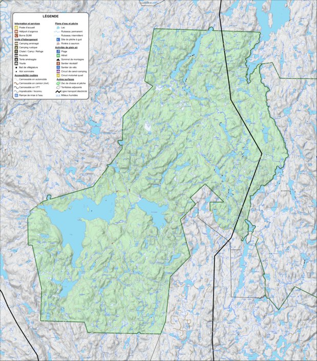 Zec Bessonne (2022) Map by Zecs Quebec | Avenza Maps