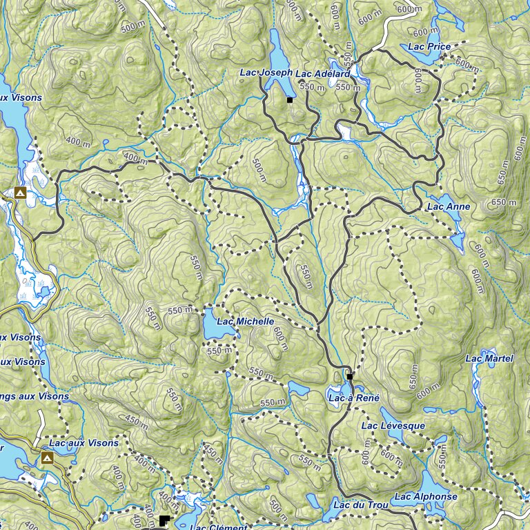 Zec du Lac-de-la-Boiteuse (2025) Map by Zecs Quebec | Avenza Maps