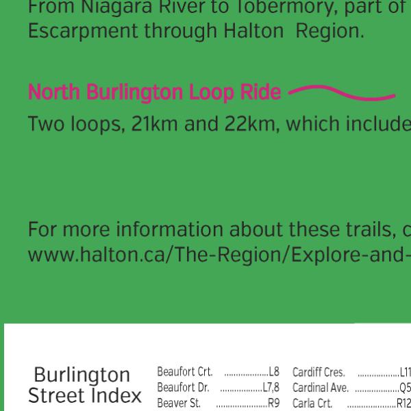 Rural Burlington Bike Map 2022 by Julie Witmer Custom Map Design ...