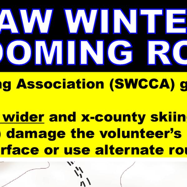 Boggy Draw Winter Snowbike Groomed Route Map by Big Loop Maps | Avenza Maps
