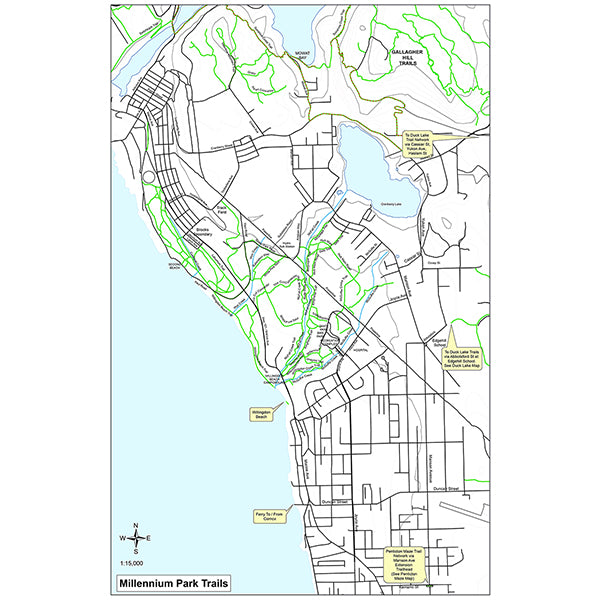 Millennium Park Trails Map by Avenza Systems Inc. | Avenza Maps