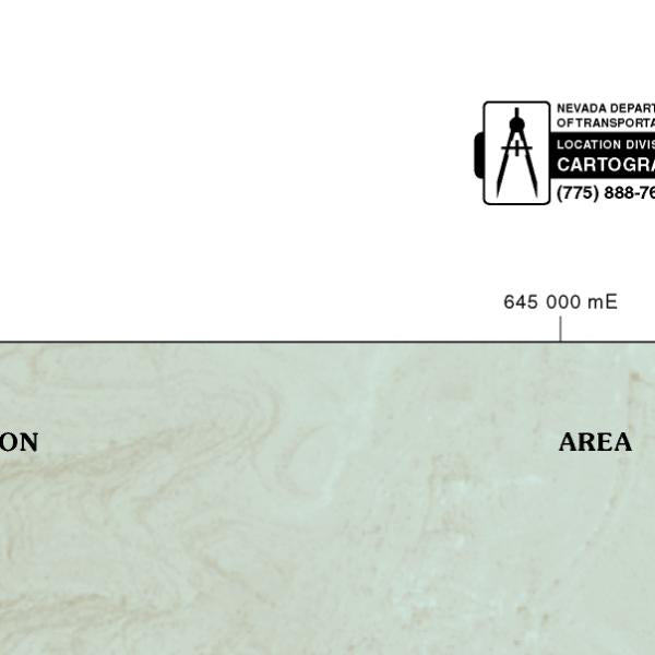 Blue Diamond Area Map by Nevada Department of Transportation | Avenza Maps