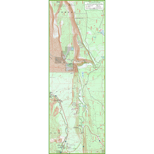 Hat Creek Rim High Point trail Map by Sacramento Valley Hiking ...