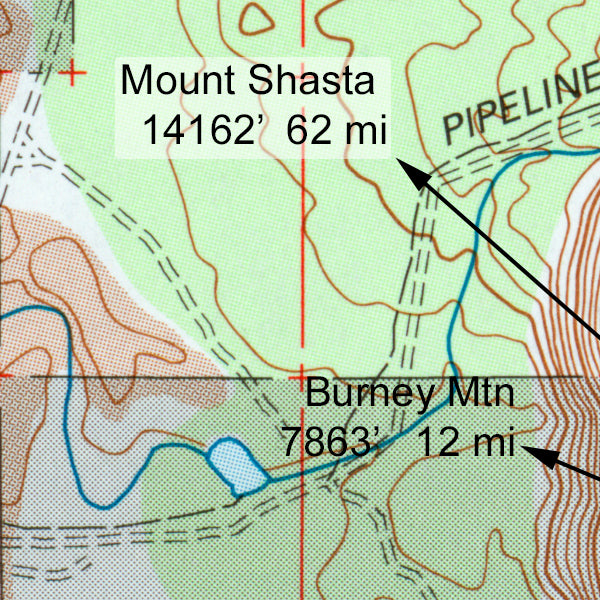 Hat Creek Rim High Point trail Map by Sacramento Valley Hiking ...