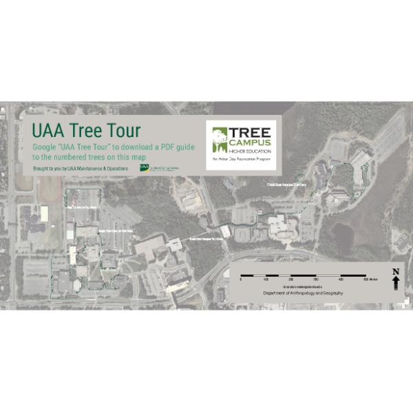 UAA Tree Tour Map by University of Alaska Anchorage | Avenza Maps
