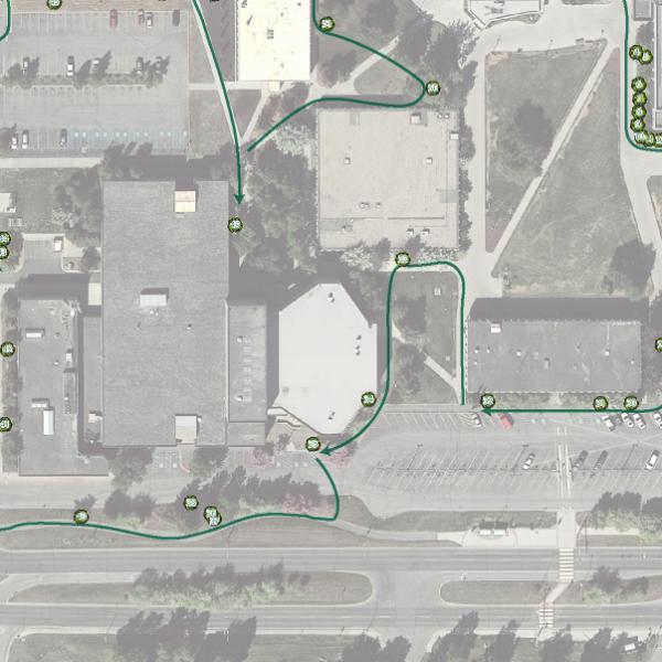 UAA Tree Tour Map by University of Alaska Anchorage | Avenza Maps
