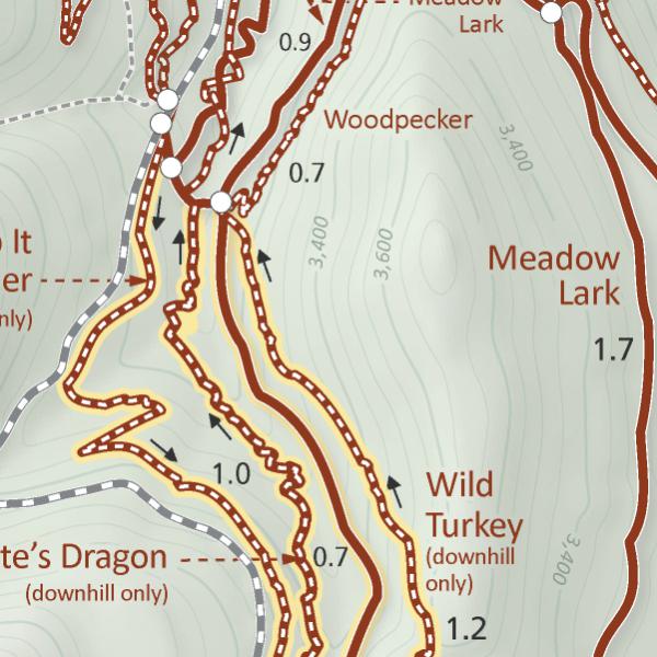 Summer Trails Sun Mountain Area Methow Valley Washington 2022 Map by ...