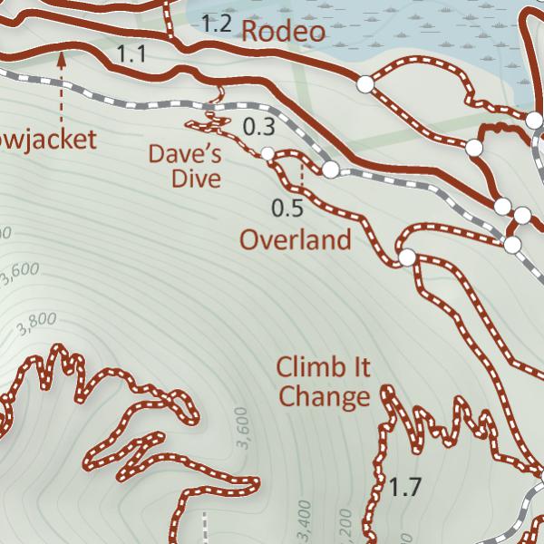 Summer Trails Sun Mountain Area Methow Valley Washington 2022 Map by ...