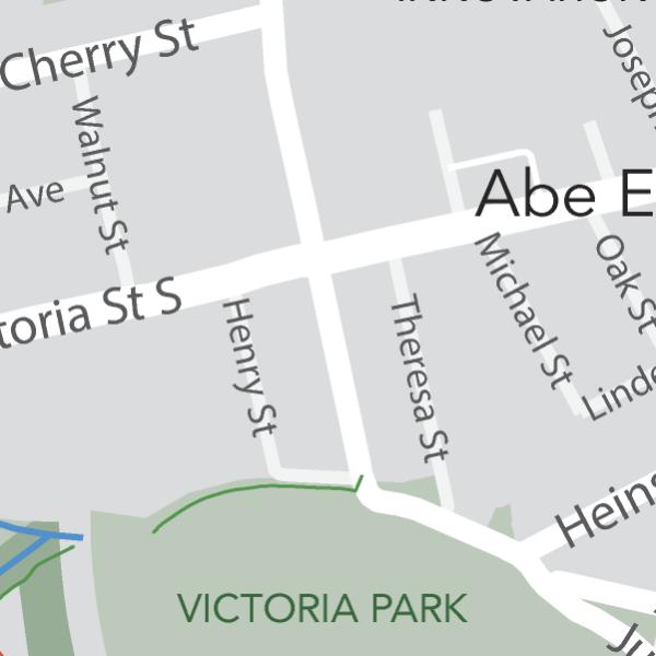 Iron Horse Trail, Kitchener Map by Julie Witmer Custom Map Design ...