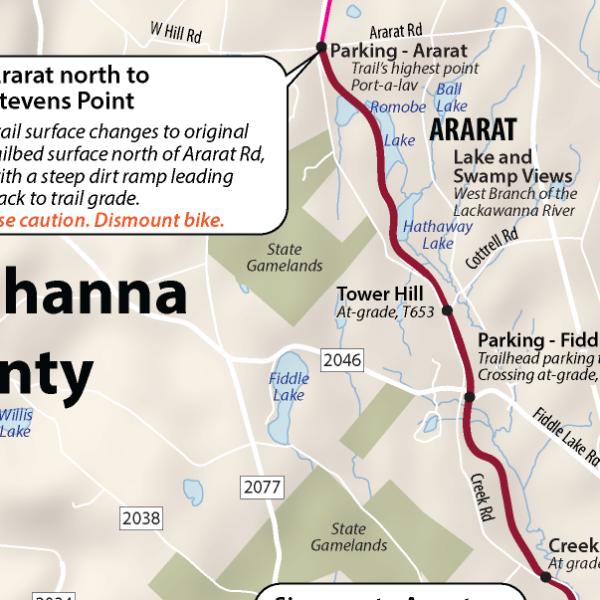D & H Trail Map by Steve Spindler Cartography | Avenza Maps