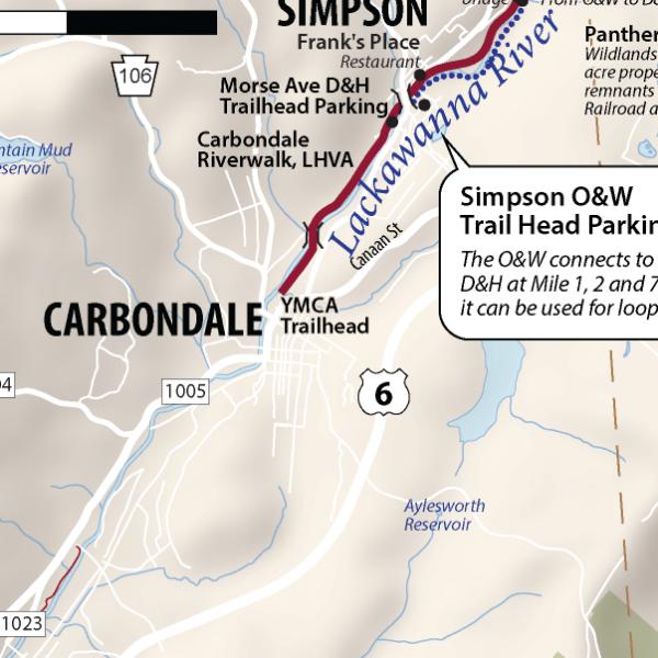 D & H Trail Map by Steve Spindler Cartography | Avenza Maps