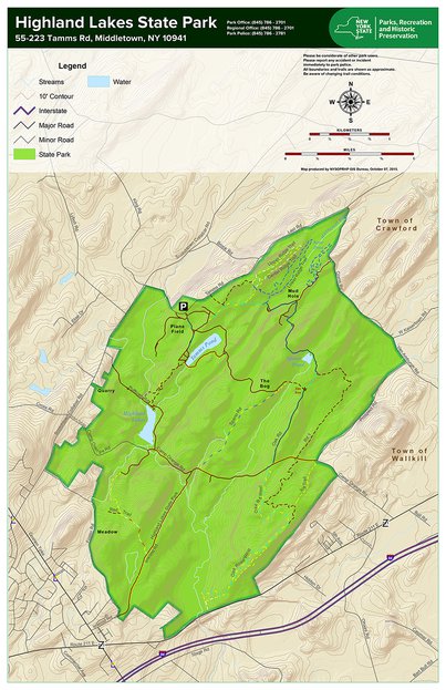 Highland Lakes Park Map by Avenza Systems Inc. | Avenza Maps