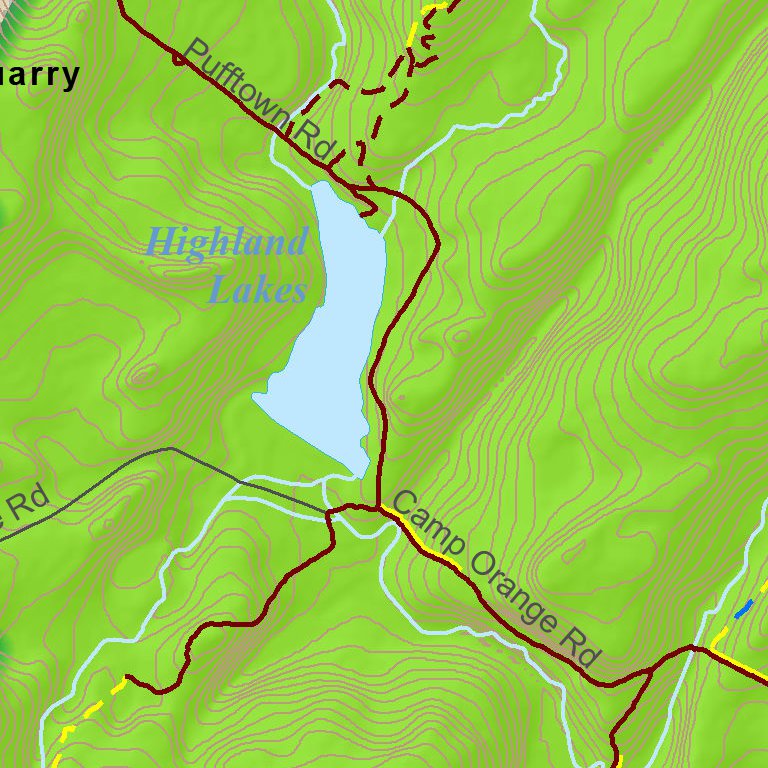 Highland Lakes Park Map by Avenza Systems Inc. | Avenza Maps