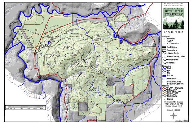 Pack Forest Map by Avenza Systems Inc. | Avenza Maps