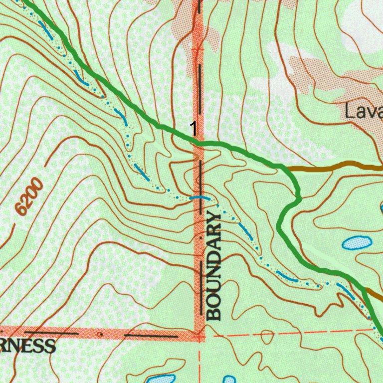 Magee Peak from Cypress trail Map by Sacramento Valley Hiking ...