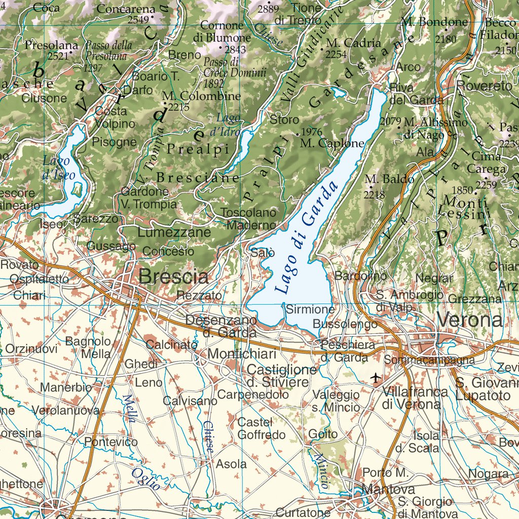 The Alps Map by Litografia Artistica Cartografica | Avenza Maps